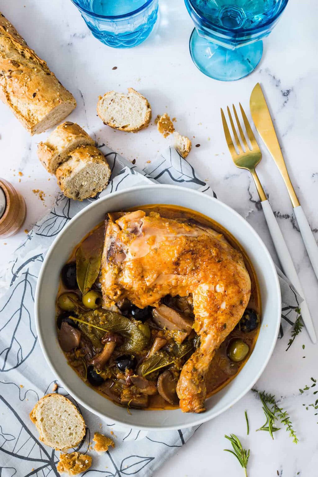 Pollo alla Boscaiola (Italian chicken with mushrooms) - Italian Easy ...