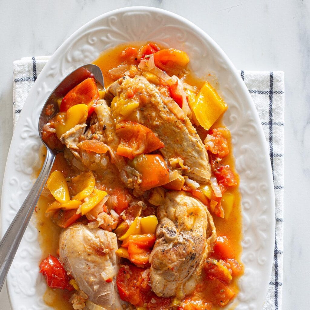 Pollo alla Romana (roman-style chicken) - Italian Easy Recipes