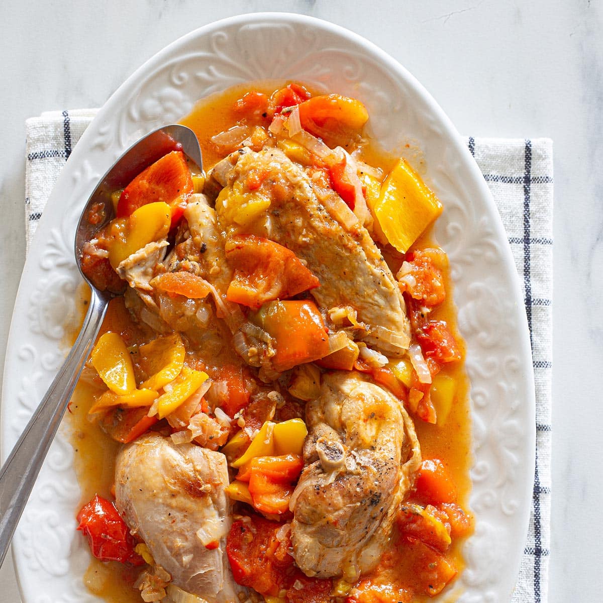 Pollo alla Romana (roman-style chicken) - Italian Easy Recipes