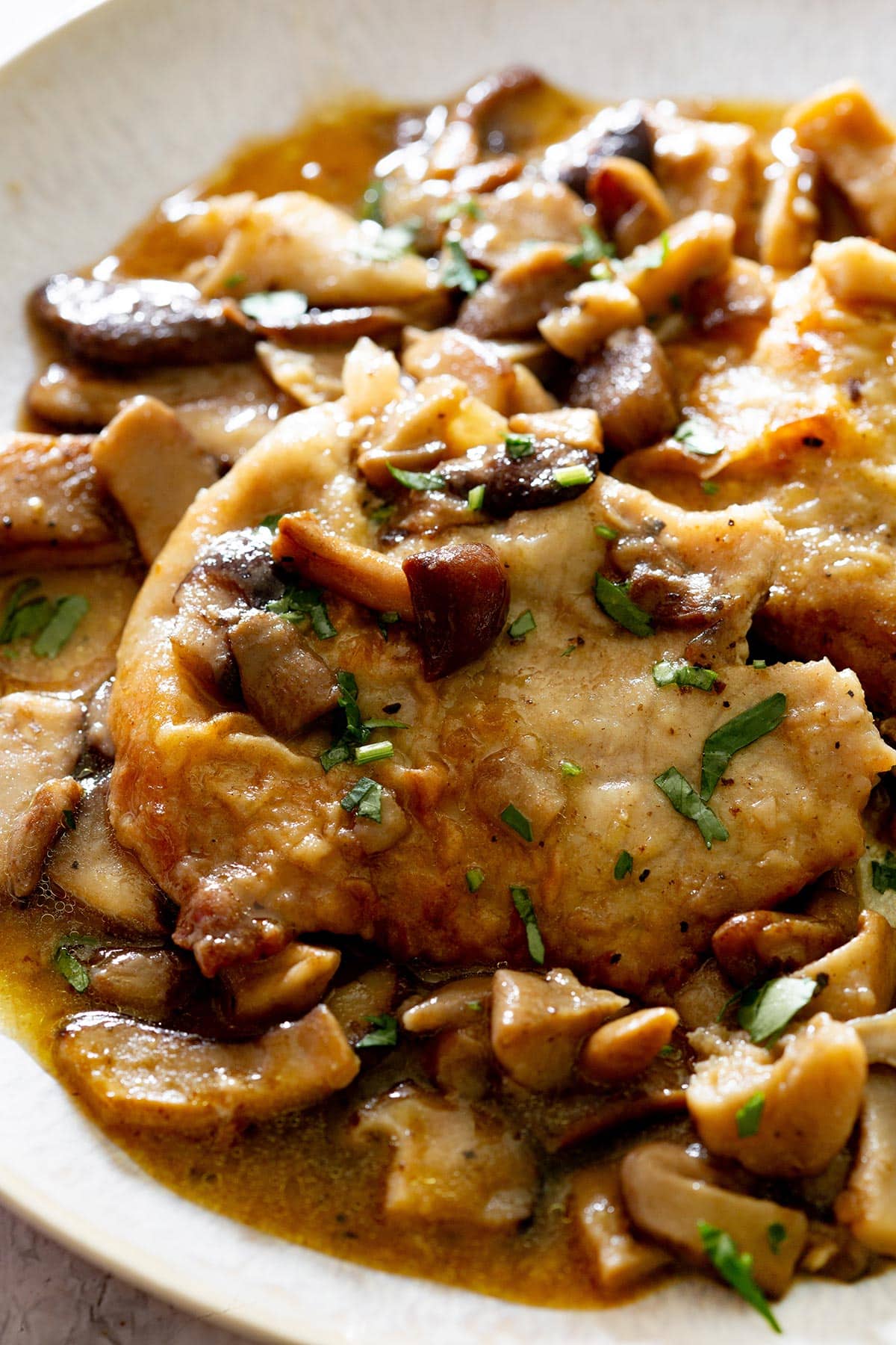 Veal Scaloppine ai Funghi - Italian Easy Recipes